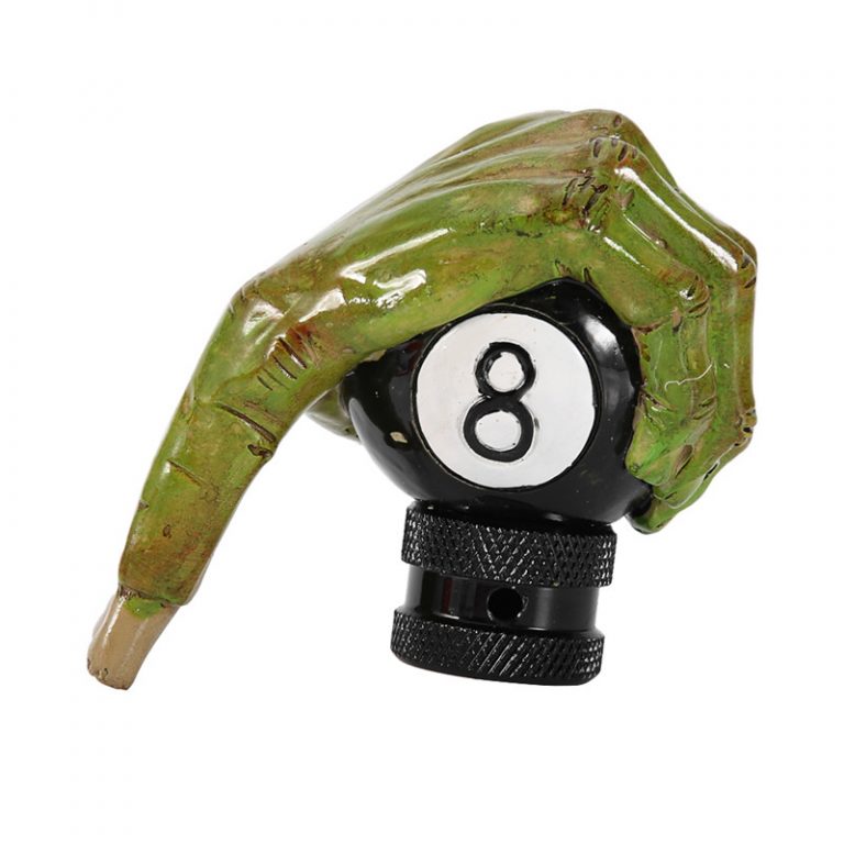 Ghost Claw Hand Skull Shifter with Black 8 Ball | Coolshiftknobs