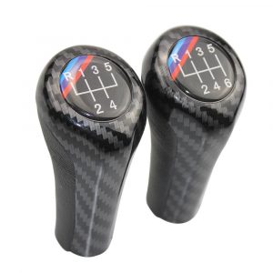 Carbon Fiber Black 5/6 Speed Shifter Knob For BMW E81 E82 E87 E46 E90 | Coolshiftknobs
