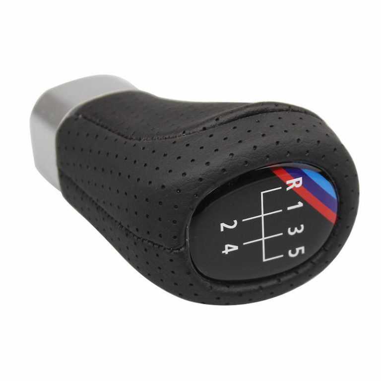 Diagonal 5/6 Speed Manual BMW Shift Knobs Tri Color M Logo