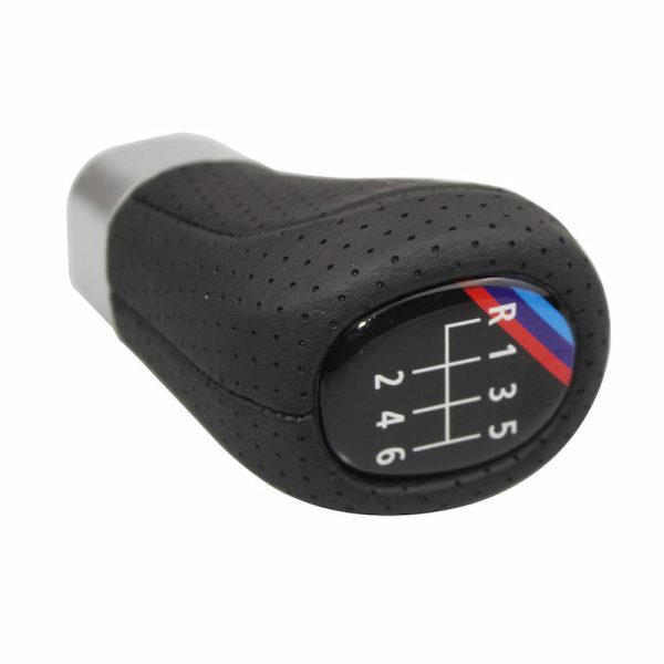 Diagonal 5/6 Speed Manual BMW Shift Knobs Tri Color M Logo