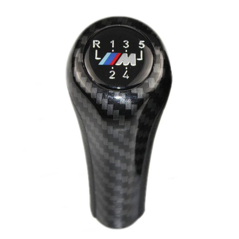 Carbon Fiber Black 5/6 Speed Shifter Knob For BMW E81 E82 E87 E46 E90 | Coolshiftknobs