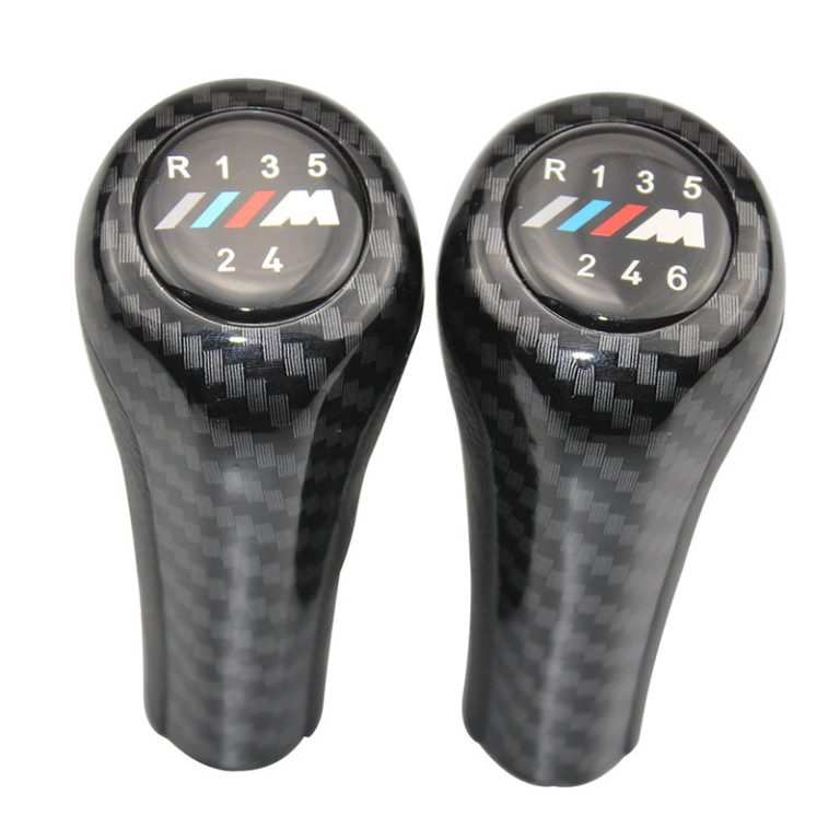 Carbon Fiber Black 5/6 Speed Shifter Knob For BMW E81 E82 E87 E46 E90 | Coolshiftknobs