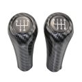 Carbon Fiber Black 5/6 Speed Shifter Knob For BMW E81 E82 E87 E46 E90 | Coolshiftknobs