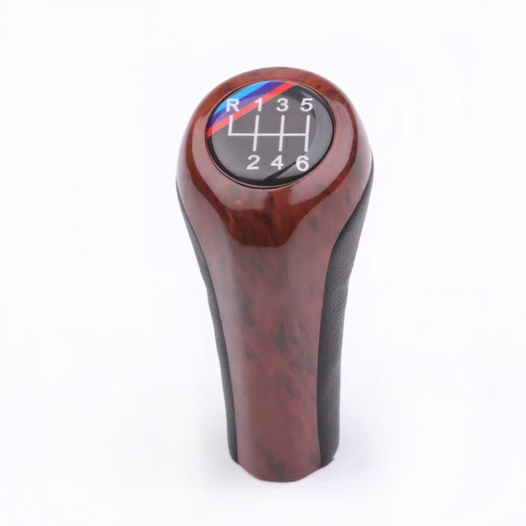 146g High Quality 5 / 6 Speed Wood Grain Shift Knob For BMW 1356 Series
