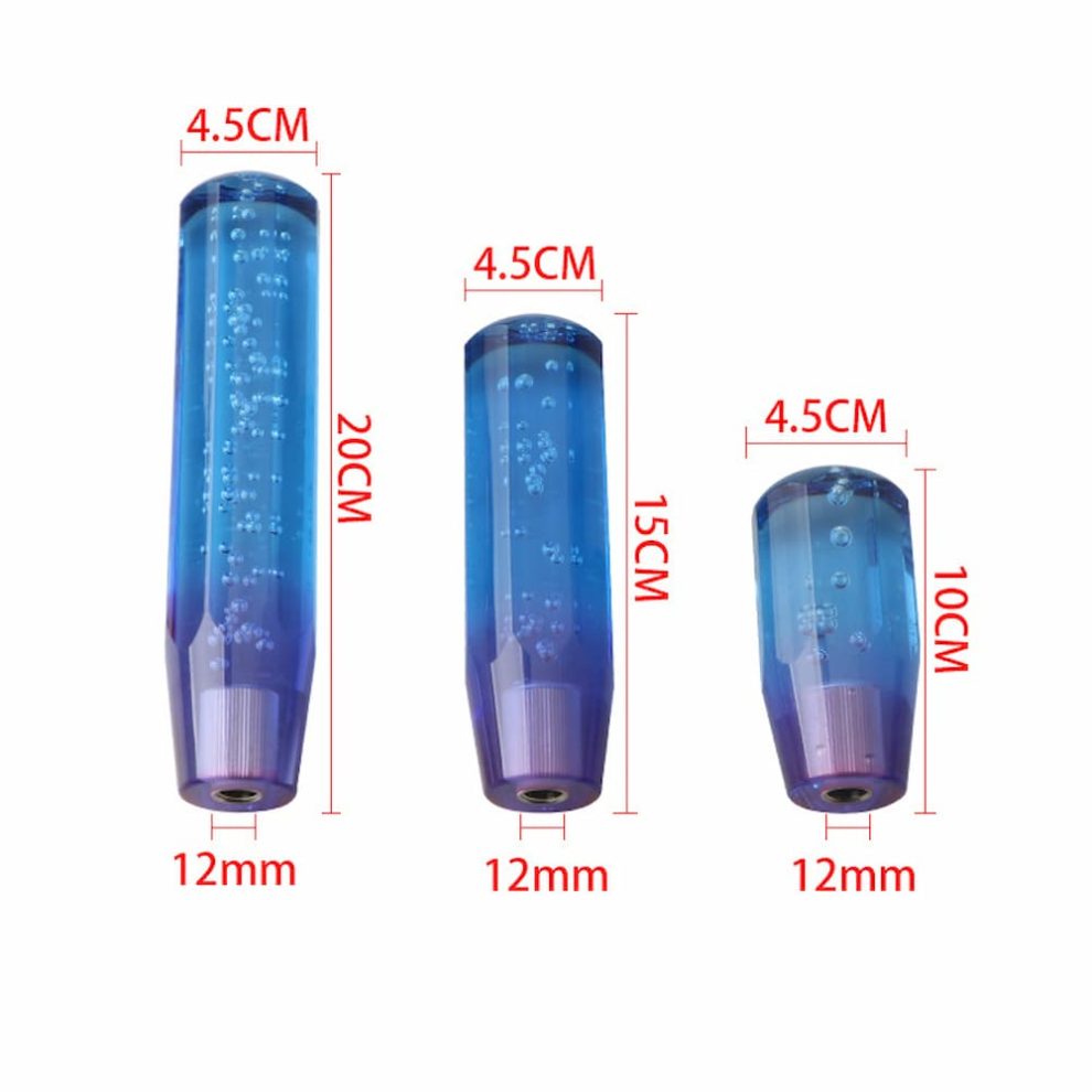 Universal Transparent JDM Blue Purple Bubble Shift Knob | Cool Shift Knobs