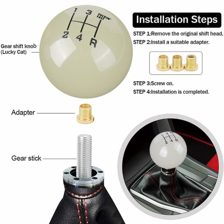 Custom Glow in the Dark Shift Knob Fluorescent Green Blue Red ...