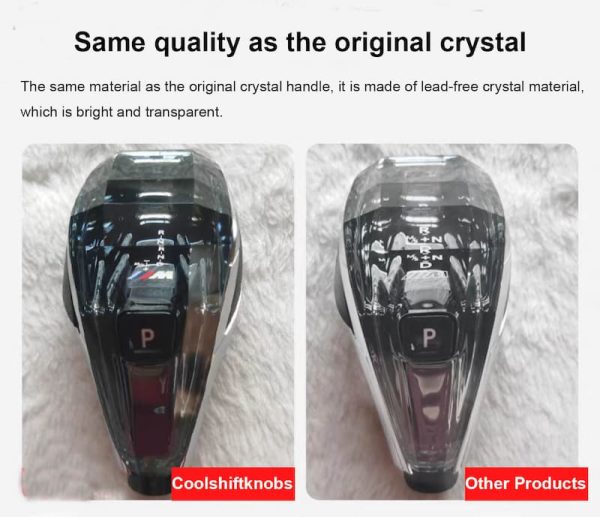 Attractive BMW Crystal Shift Knob X1 X2 X3 X4 X5 X6 X7 Logo X
