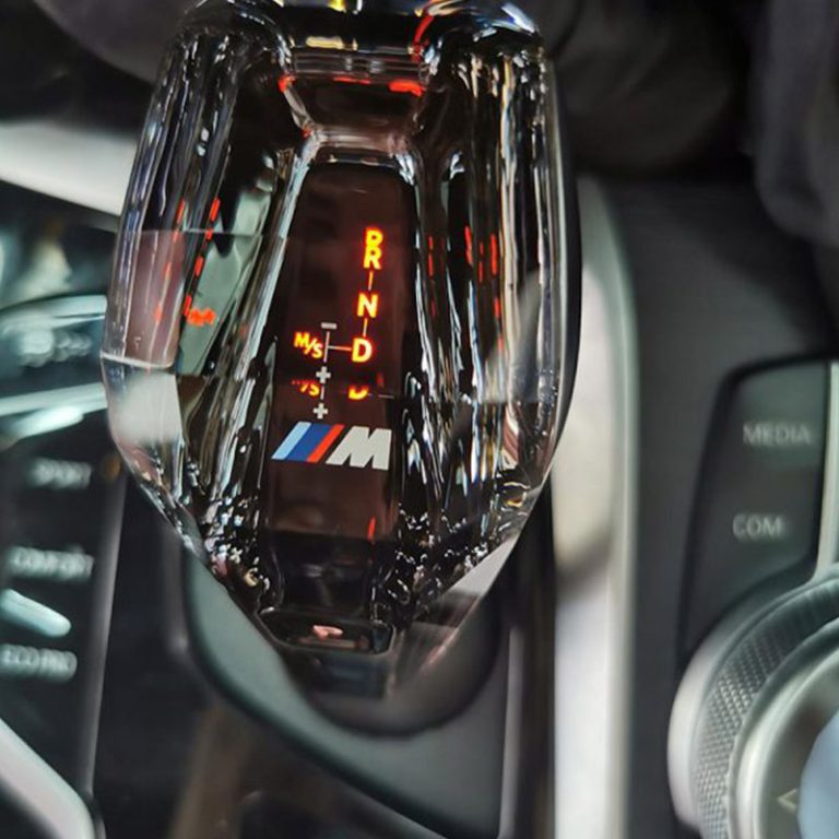 BMW Crystal Shifter Knob RND Logo F30 F25 F15 F16 G30 | Coolshiftknobs