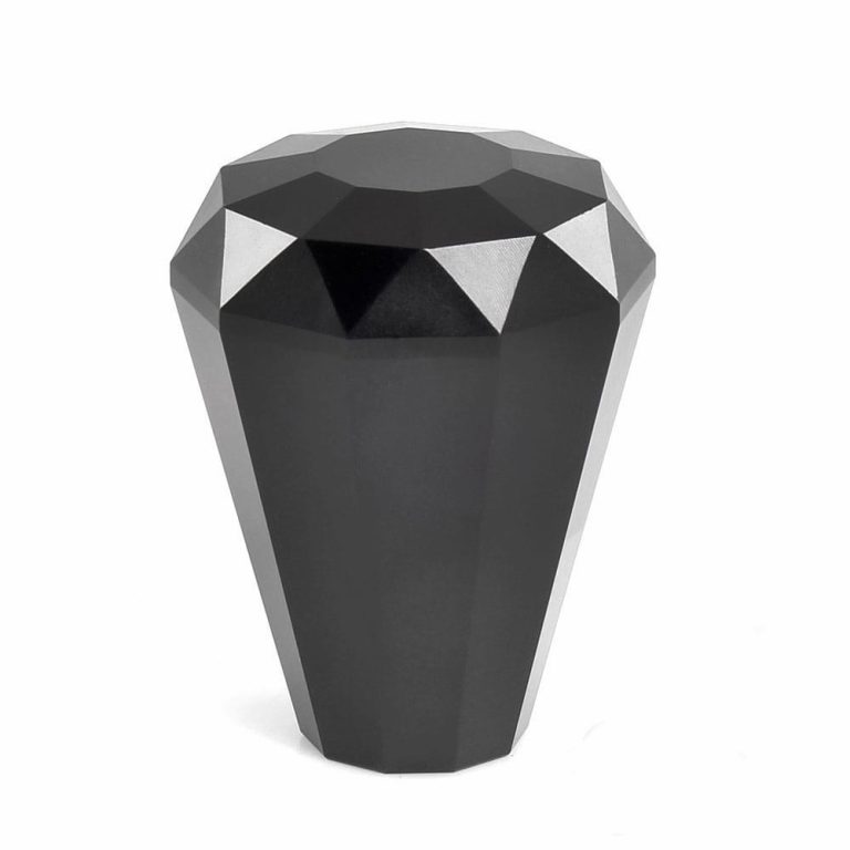 Universal Manual Aluminum Diamond Shifter Knob Black | Coolshiftknob