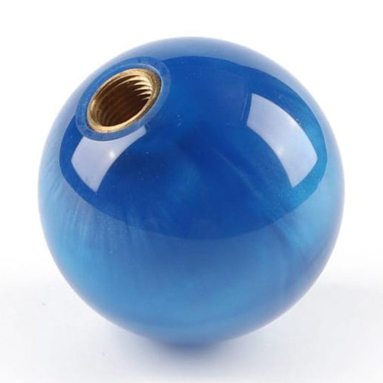 Custom Round Ball Blue Marble Gear Shift Knob | Coolshiftknob