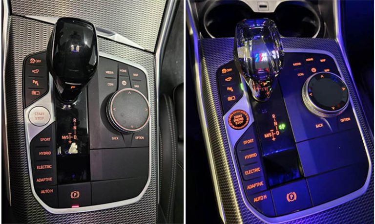 BMW Crystal Gear Shift Knob with Colorful M Logo | CoolShiftKnobs