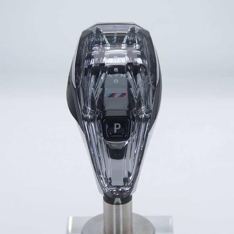 3X BMW Crystal Gear Shifter Set Lighted Shift Knob Logo RND | CoolShiftKnob