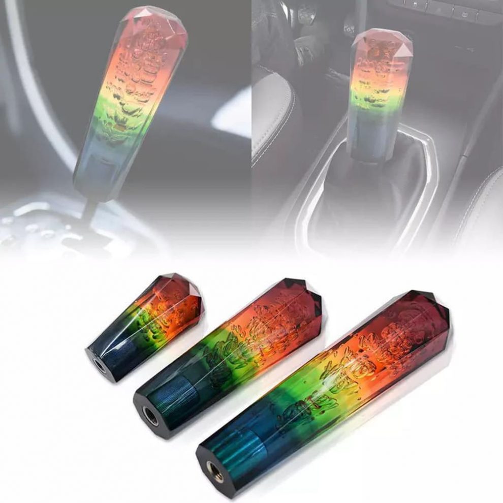 Universal JDM Bubble Shifter 5-Color Diamond Octagon | Cool Shift Knobs