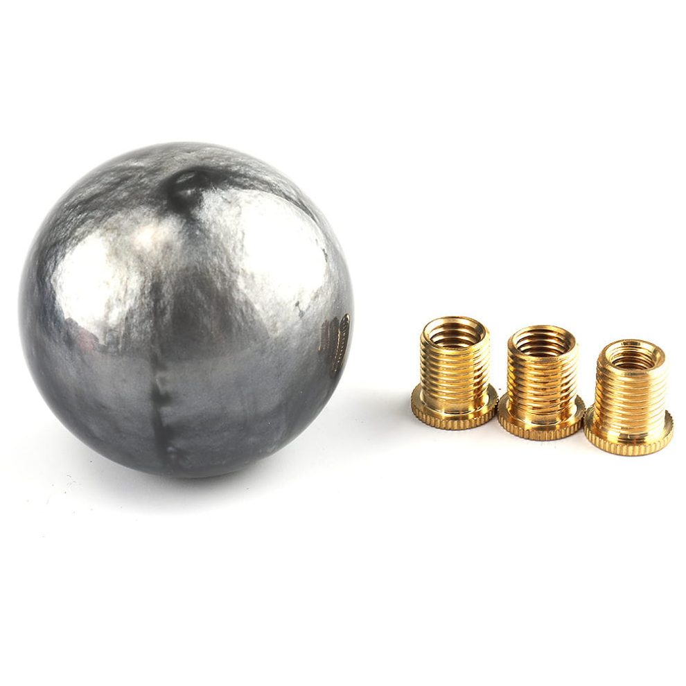 Universal Custom Gray Marble Ball Gear Shift Knob | Coolshiftknob