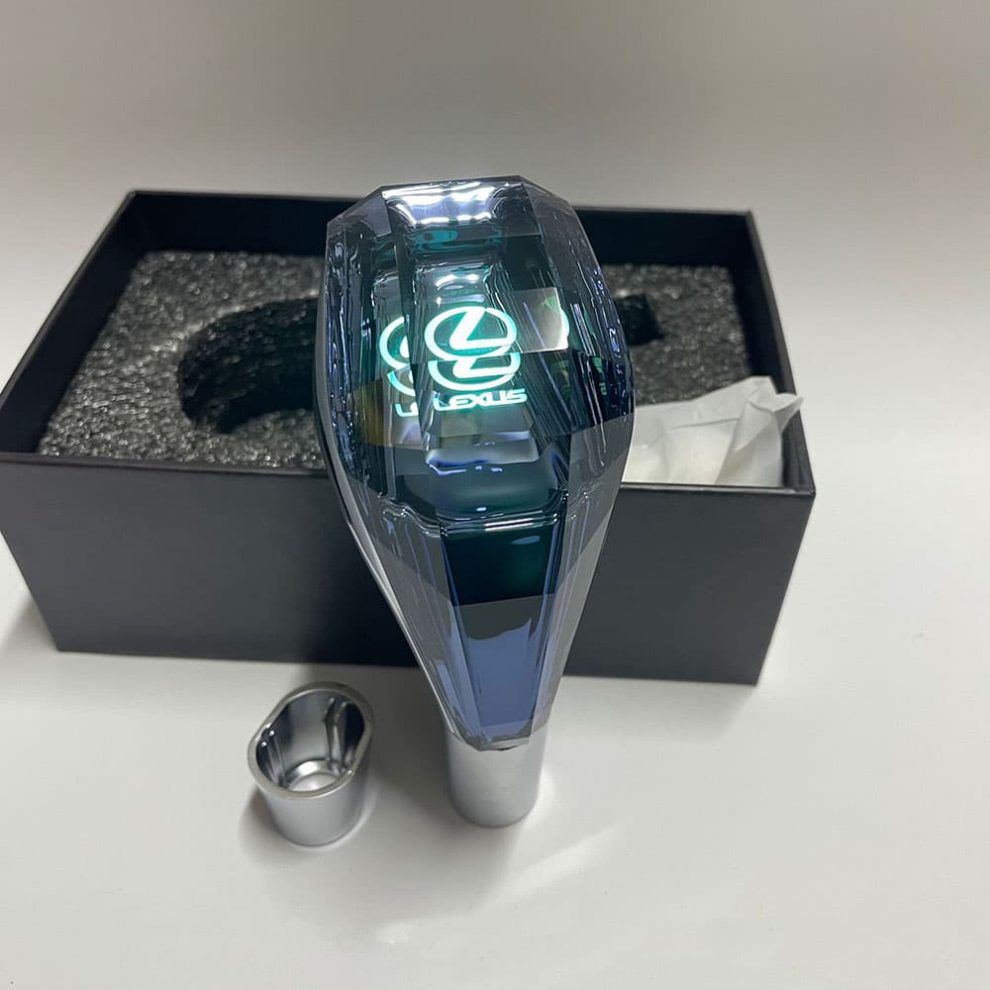 Touch Activated Lexus Crystal Shift Knob LED Illuminated Shifter ...