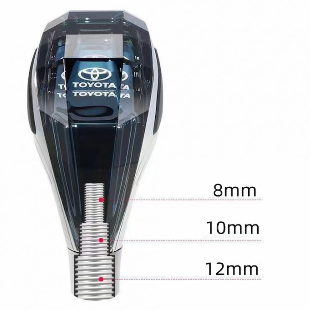 Toyota Crystal Gear Shift Knob TTouch Activated LED Illuminated Shifter | CoolShiftKnobs