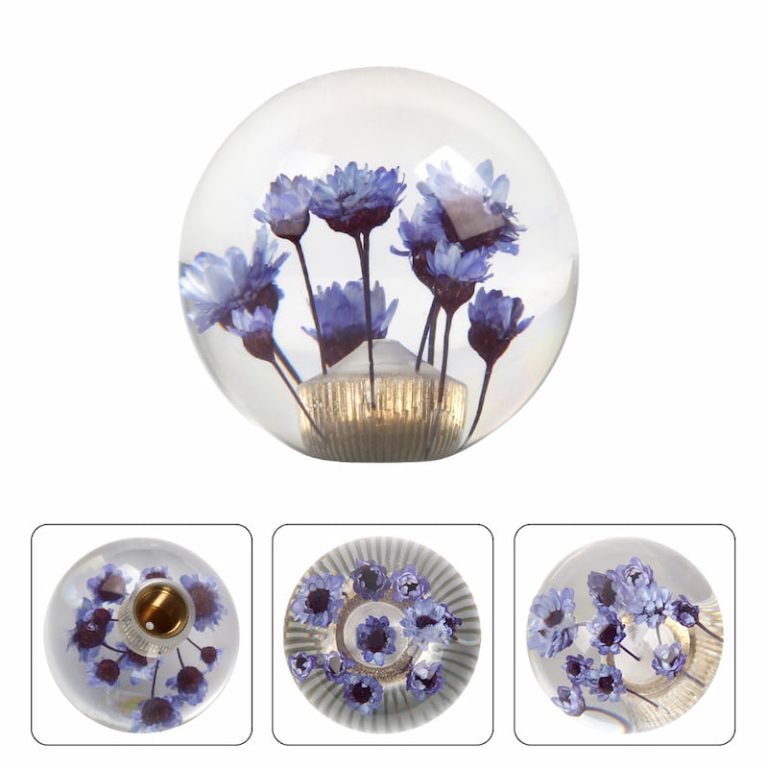 Universal JDM Crystal Floral Shift Knob Ball | Coolshiftknobs