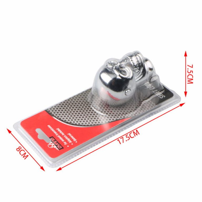 Silver Chrome Metal Skull Shift Knob with Led Lights Eyes | Coolshiftknobs