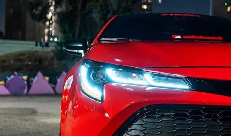 Red Lightning Toyota Corolla XSE | Coolshiftknobs