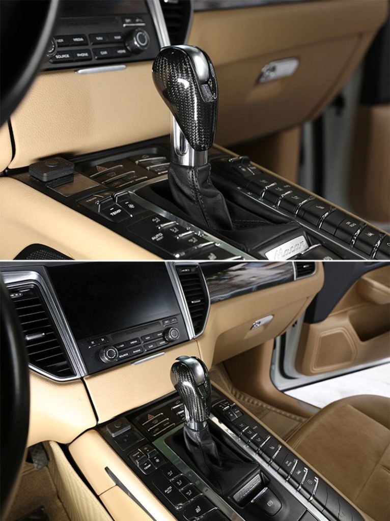 Carbon Fiber Shift Knob Cover Trim For Porsche | Coolshiftknobs