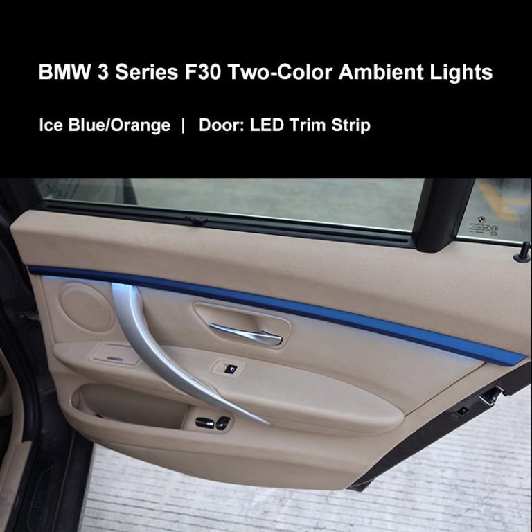 BMW Led Lights 3 Series F30 Two-Color Door Trim Strip Interior Ambient ...