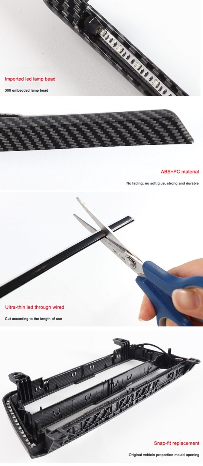 BMW LED Lights 3 Series F30 Nine-Color Interior Ambient Light Upgrade