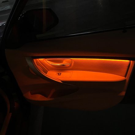 BMW Led Lights 3 Series F30 Two-Color Door Trim Strip Interior Ambient ...