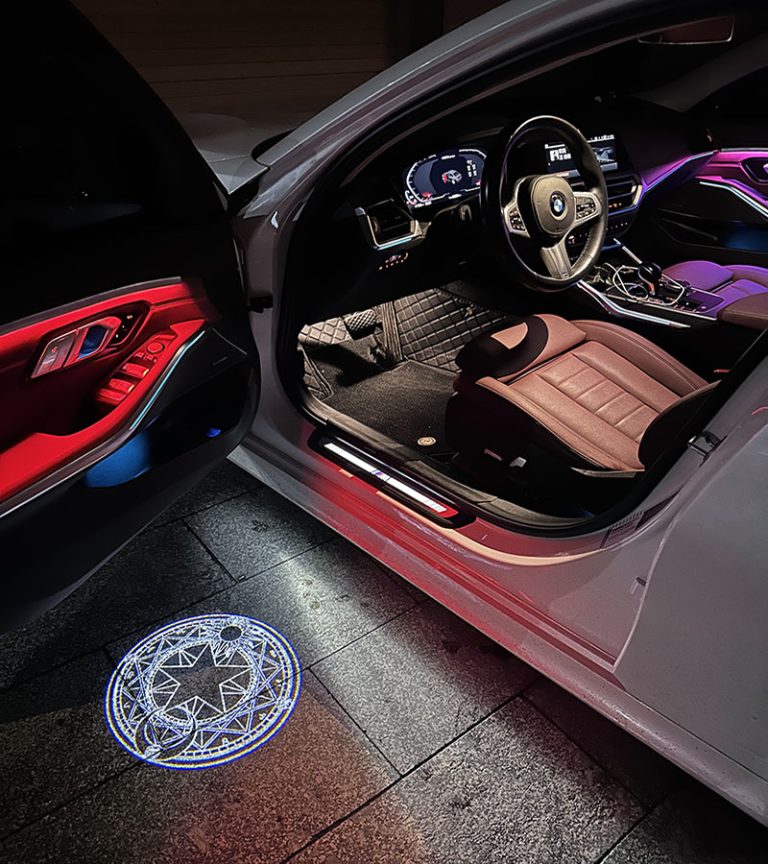 4Pcs Bmw Projector Door Light HD Welcome Light | Coolshiftknobs