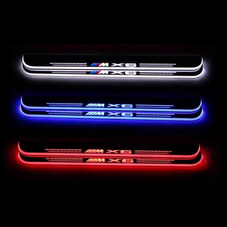 4pcs LED Illuminated Door Sill Lights for BMW | Coolshiftknobs