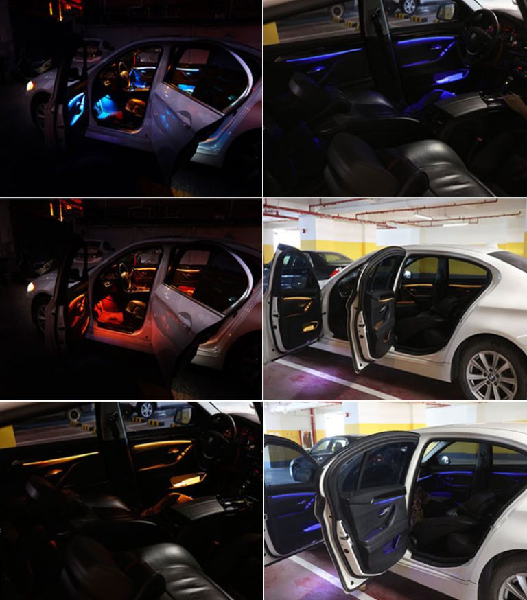 BMW Led Lights 5 Series F10 Dual-Color Interior Ambient Lighting