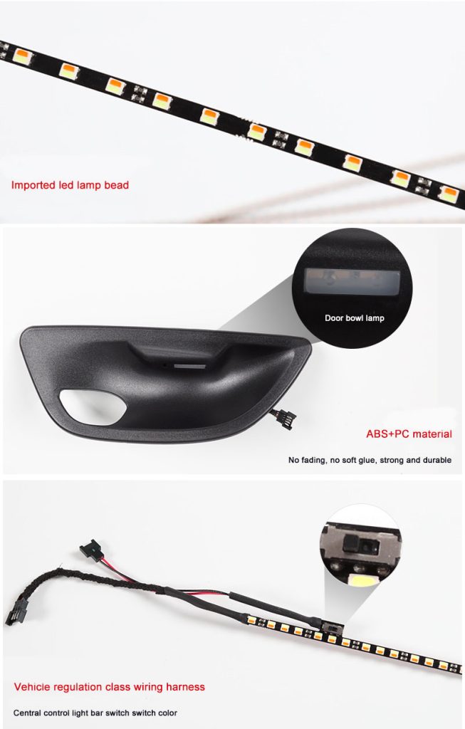 BMW Led Lights 5 Series F10 Dual-Color Interior Ambient Lighting