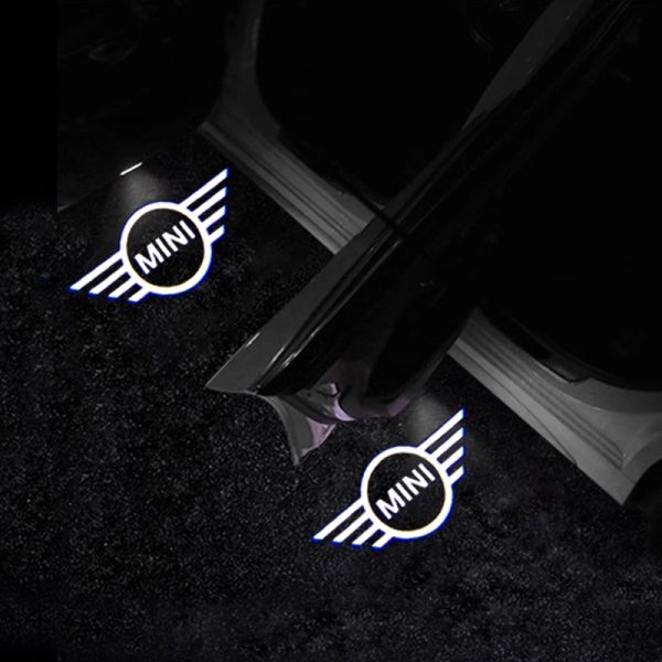 4Pcs Car Door Projector HD Welcome Light for Mini Cooper | Coolshiftknobs