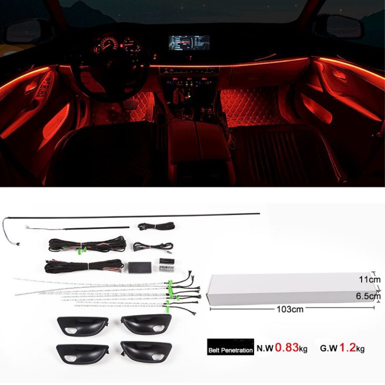 BMW Led Lights 5 Series F10 9-Color Interior Ambient Lights