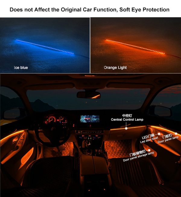 BMW Led Lights 5 Series F10 Dual-Color Interior Ambient Lighting