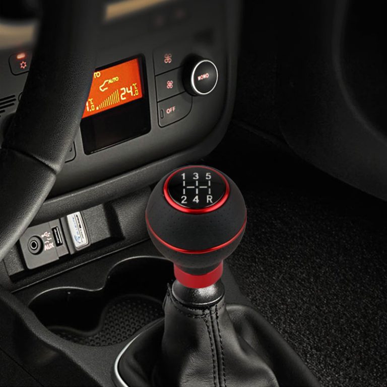 Universal Car Modified Gear Knob 5/6 Speed Leather Shift Knob