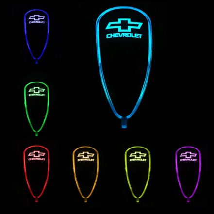 Customizable Logo LED Shift Knob Chevrolet Illuminated Shift Knob ...
