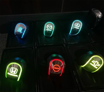 Customizable Logo LED Shift Knob Honda Light Up Gear Knob | CoolShiftKnobs