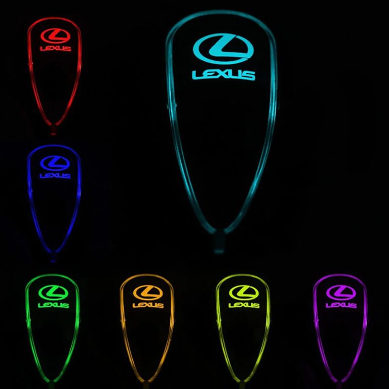 Lexus LED Shift Knob Custom Illuminated Auto Logo Shifter | CoolShiftKnobs
