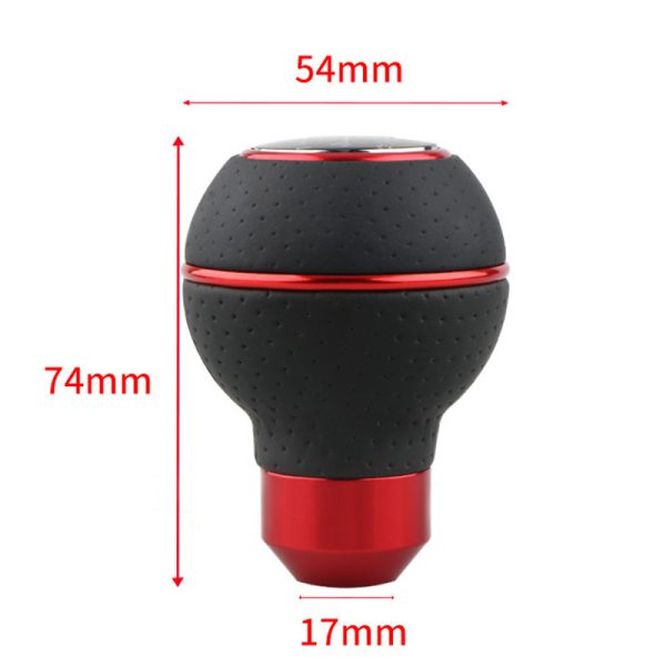 Universal Car Modified Gear Knob 5/6 Speed Leather Shift Knob