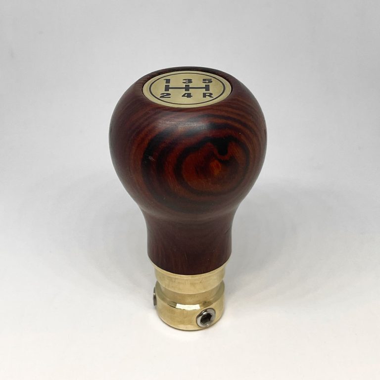 Universal Custom Wood Shift Knob RoseWood With Brass Core | Coolshiftknobs