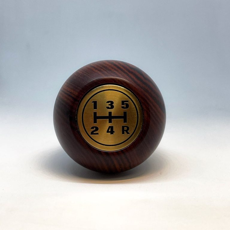 Universal Custom Wood Shift Knob RoseWood With Brass Core 160g | Coolshiftknobs