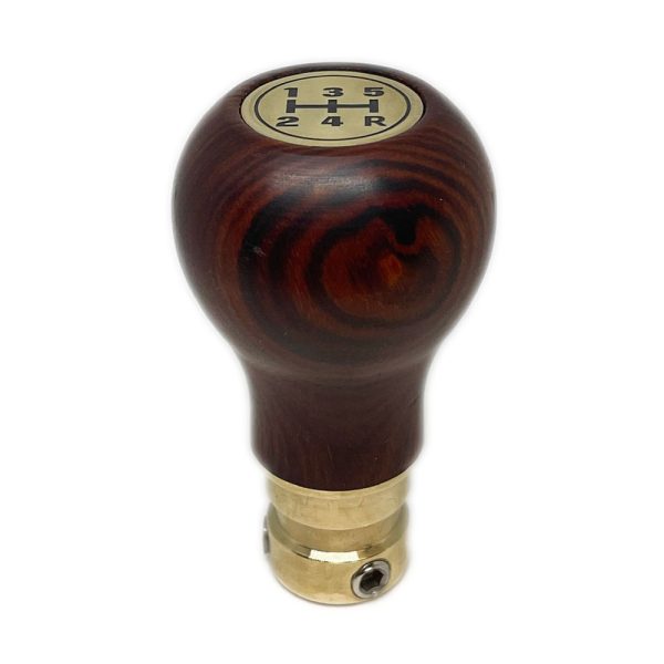 Universal Custom Wood Shift Knob RoseWood With Brass Core | Coolshiftknobs