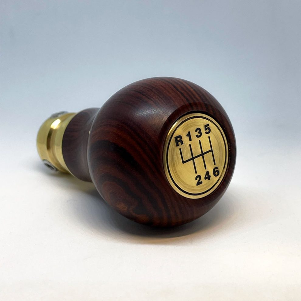 Universal Custom Wood Shift Knob RoseWood With Brass Core 160g ...