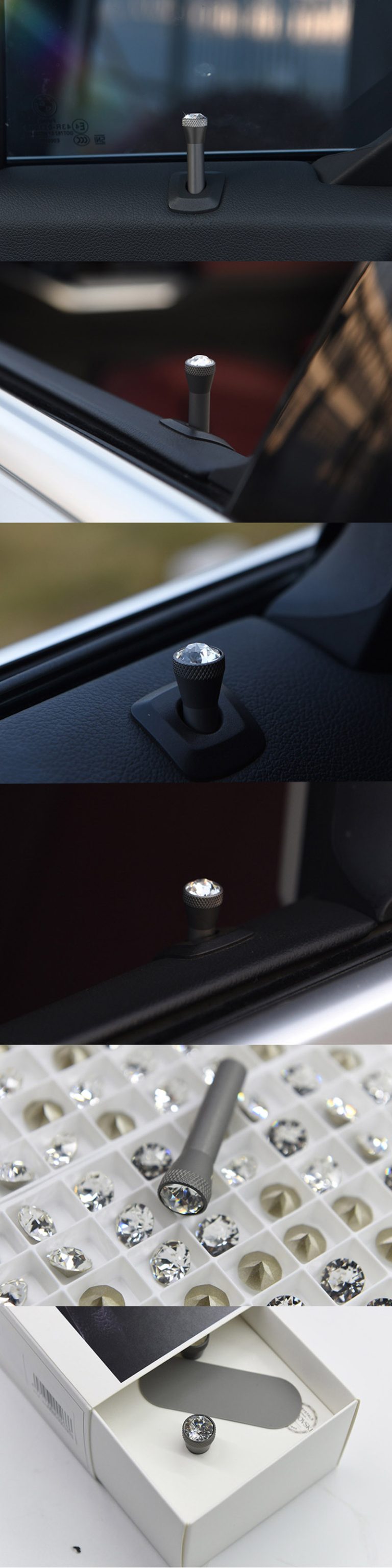 BMW Crystal Door Lock Pins | Coolshiftknobs